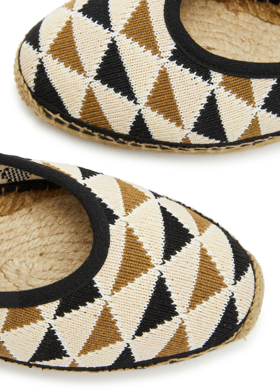 Castañer Kailan Knitted Espadrille Flats Black Castaner