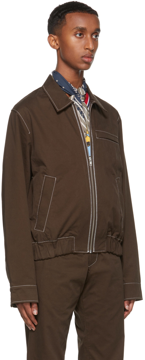 Phipps Brown Cotton Canvas Dad Jacket Phipps