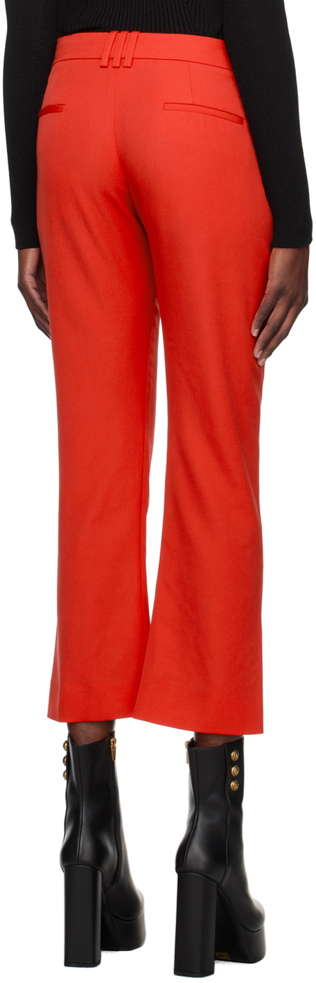 Balmain Red Flared Trousers Balmain