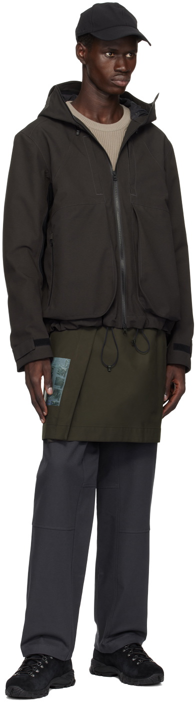 GR10K SSENSE Exclusive Gray Patches Skirt GR10K