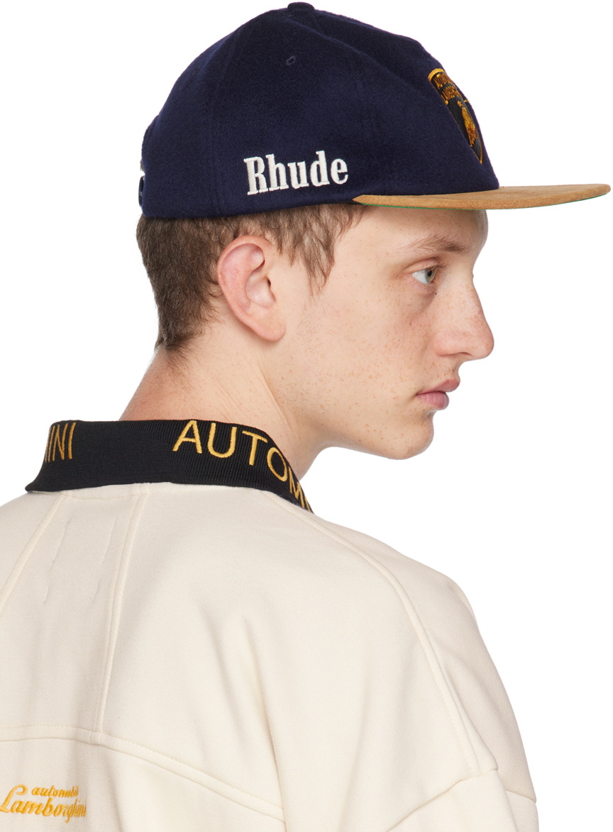 Rhude Navy Automobili Lamborghini Edition Cap Rhude