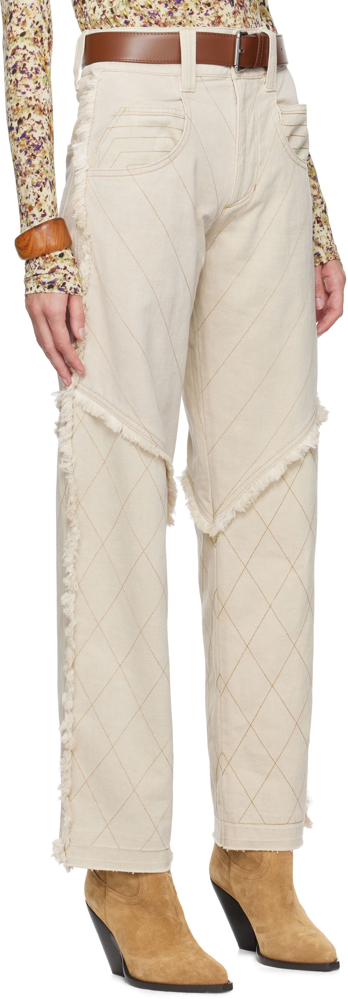 Isabel Marant Beige Shanila Jeans Isabel Marant