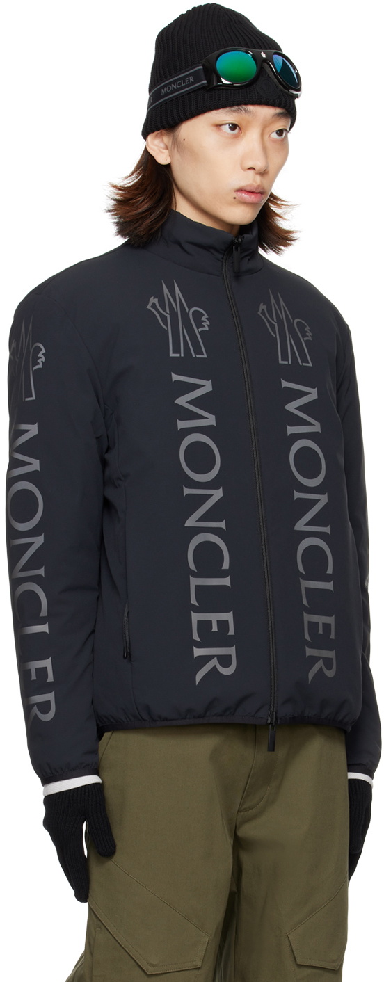Moncler Black Ponset Reversible Down Jacket Moncler