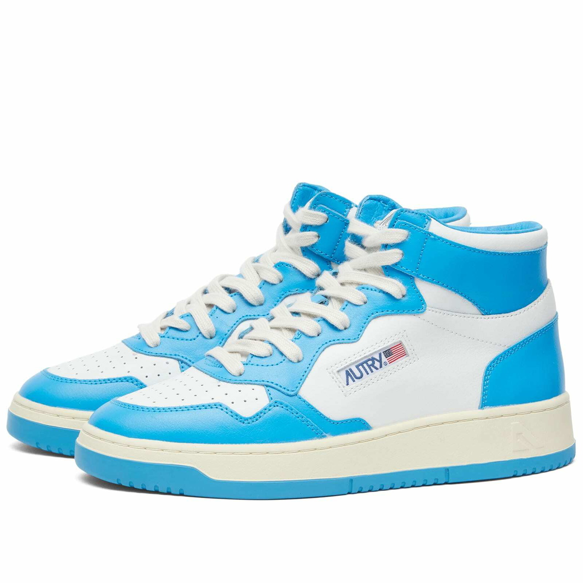 Autry Women's Medalist Mid Sneakers in Blue Autry