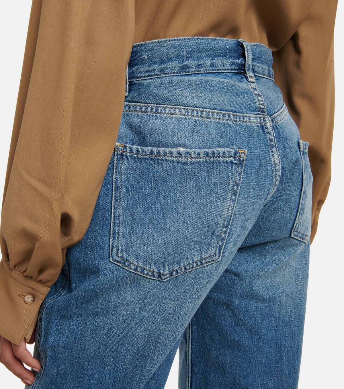 Frame - Le Jane cropped straight jeans Frame Denim