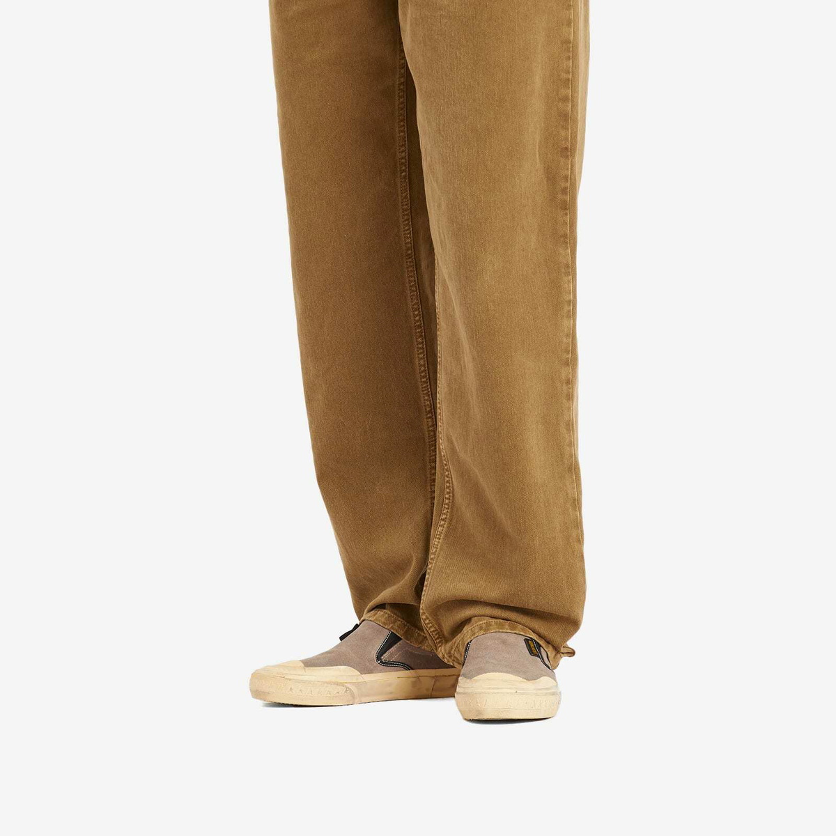 Golden Goose Men's VCE Suede Slip On Sneaker in Cinder/Black Golden ...