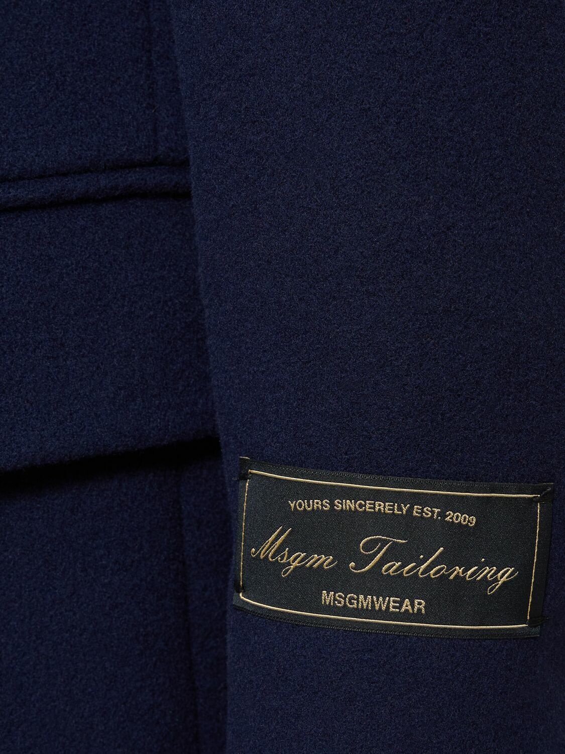 MSGM - Wool Blend Long Coat MSGM