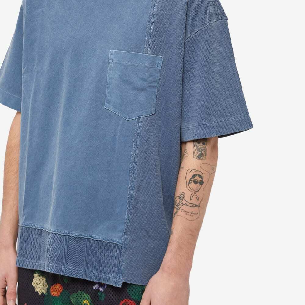 John Elliott Men's New Reconstructed T-Shirt in Washed Blue John Elliott