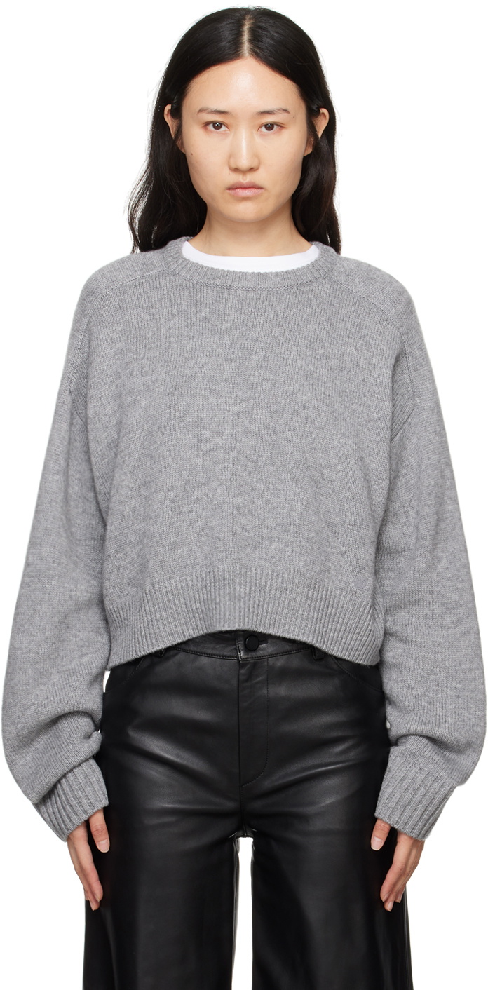 Loulou Studio Gray Bruzzi Sweater Loulou Studio