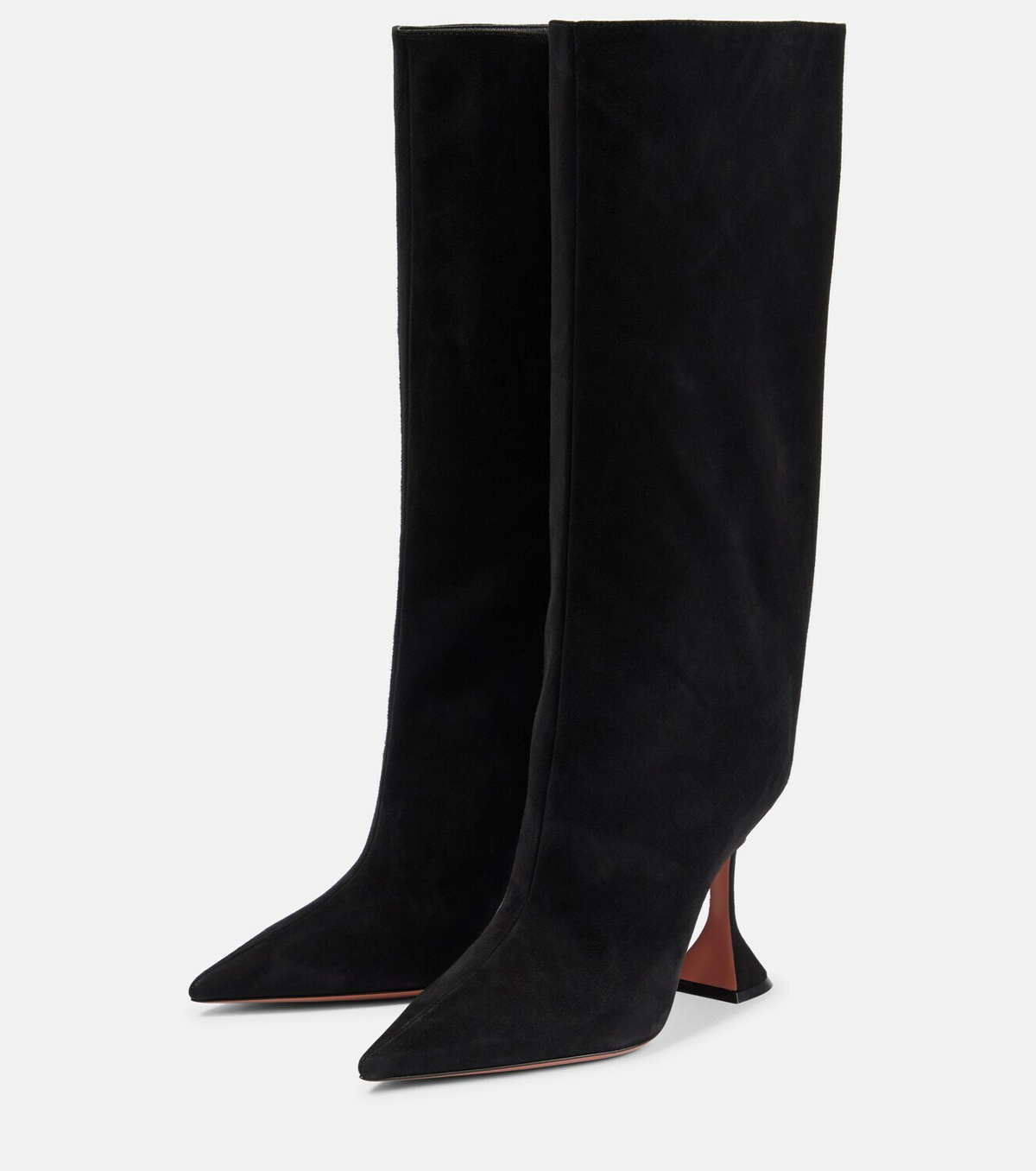 Amina Muaddi - Fiona suede knee-high boots Amina Muaddi