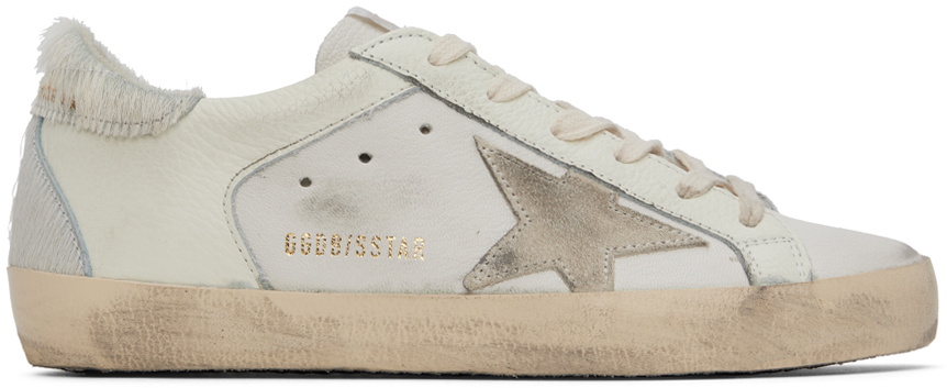 Golden Goose White Super-Star Sneakers Golden Goose Deluxe Brand
