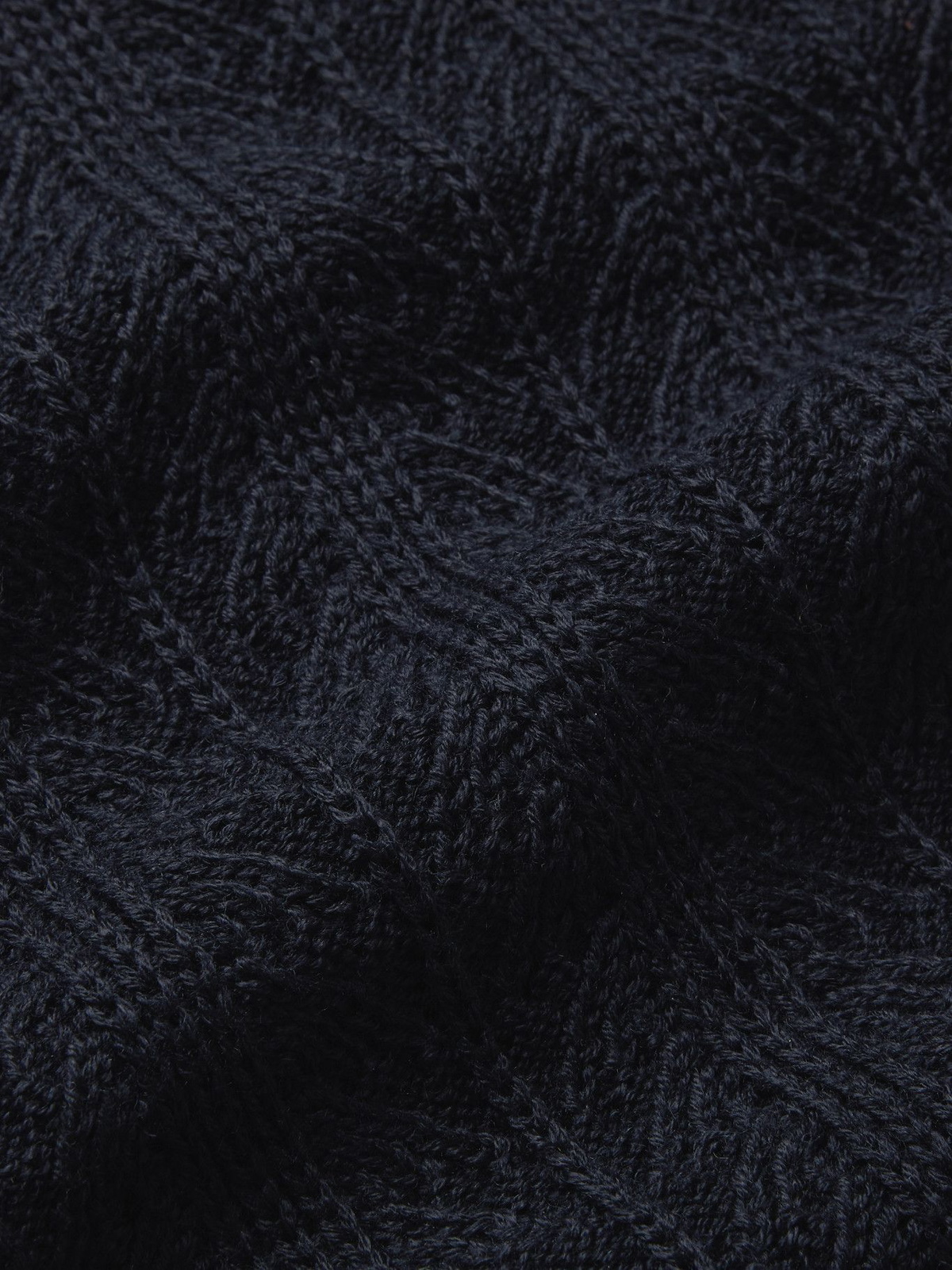 SÉFR - Rufus Cable-Knit Merino Wool-Blend Sweater - Blue Séfr