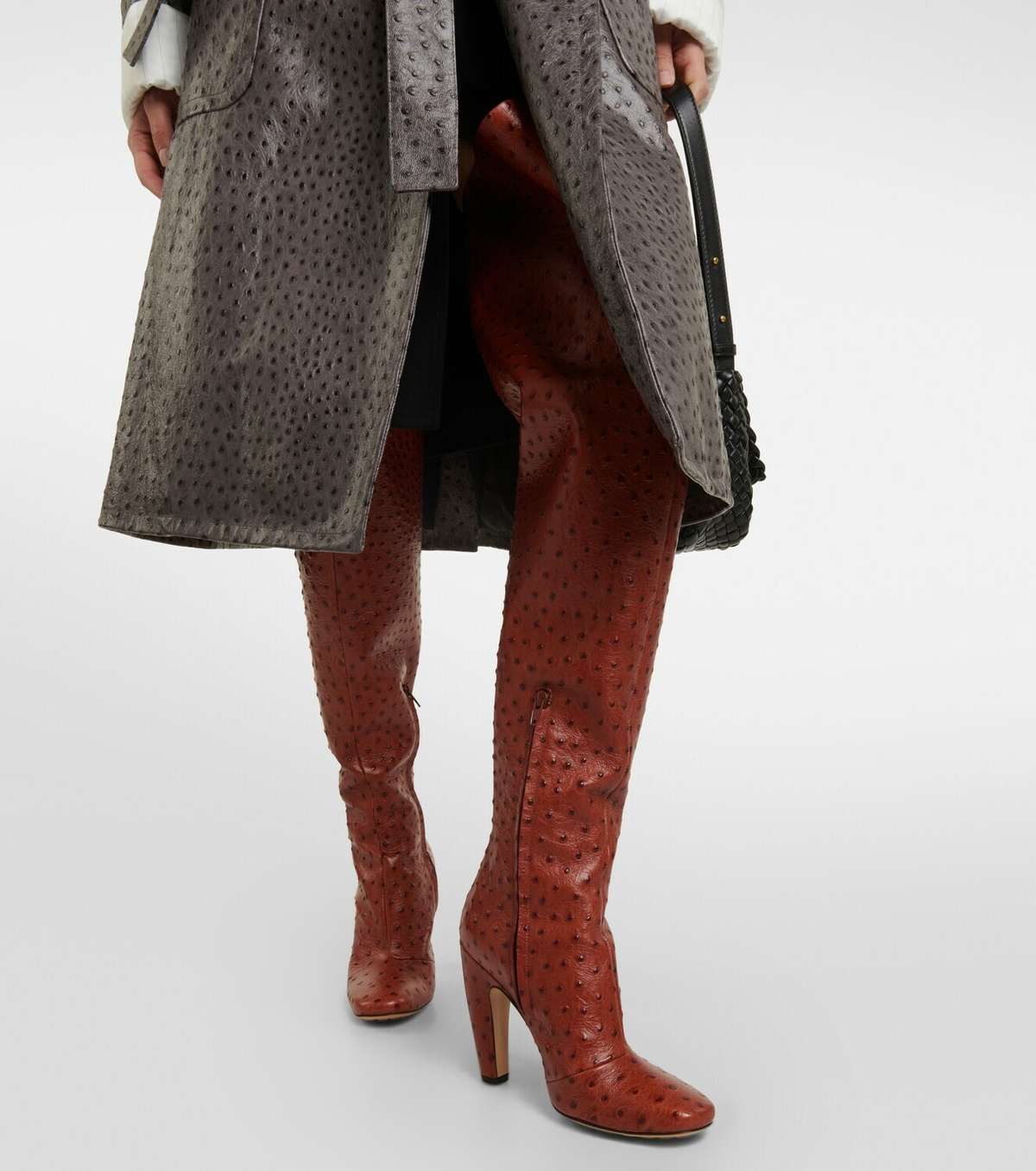 Bottega Veneta Canalazzo leather over-the-knee boots Bottega Veneta