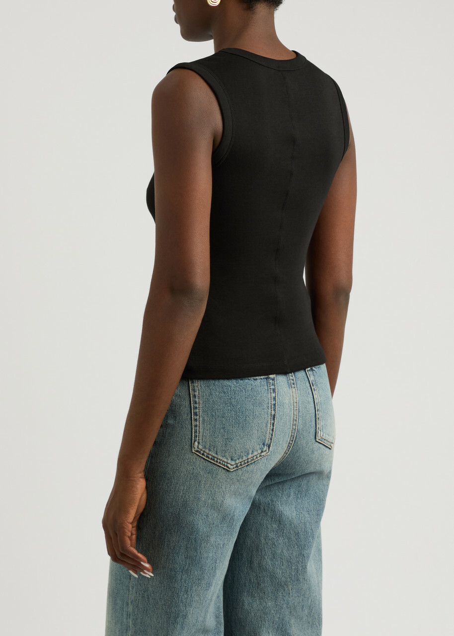 Flore Flore Dewi Cotton Tank Black FLORE FLORE