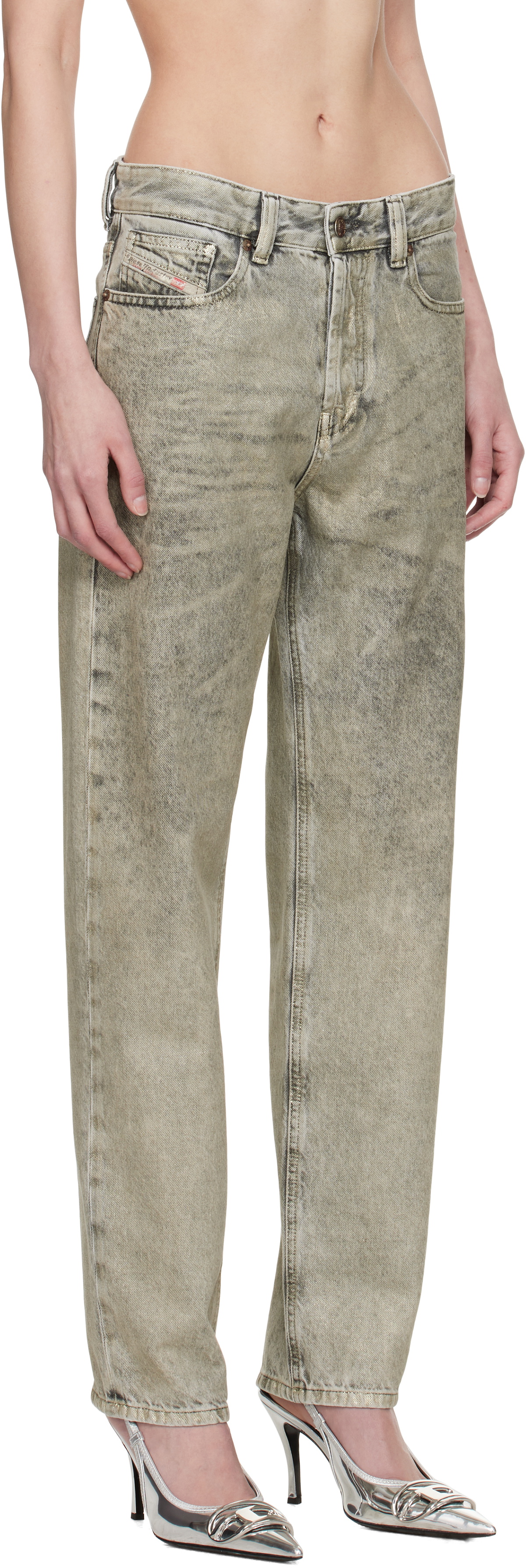 Diesel Gray Regular 1988 D-Ark 09l79 Jeans Diesel