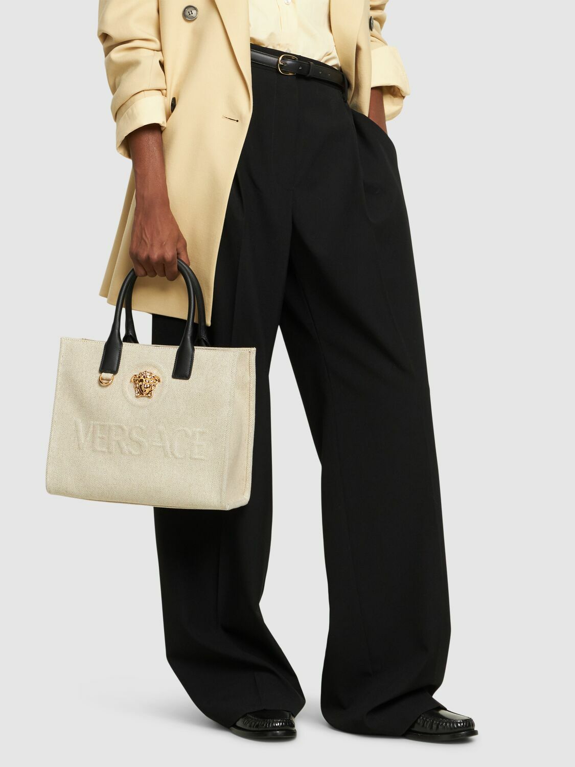 VERSACE - Small Canvas Tote Bag Versace