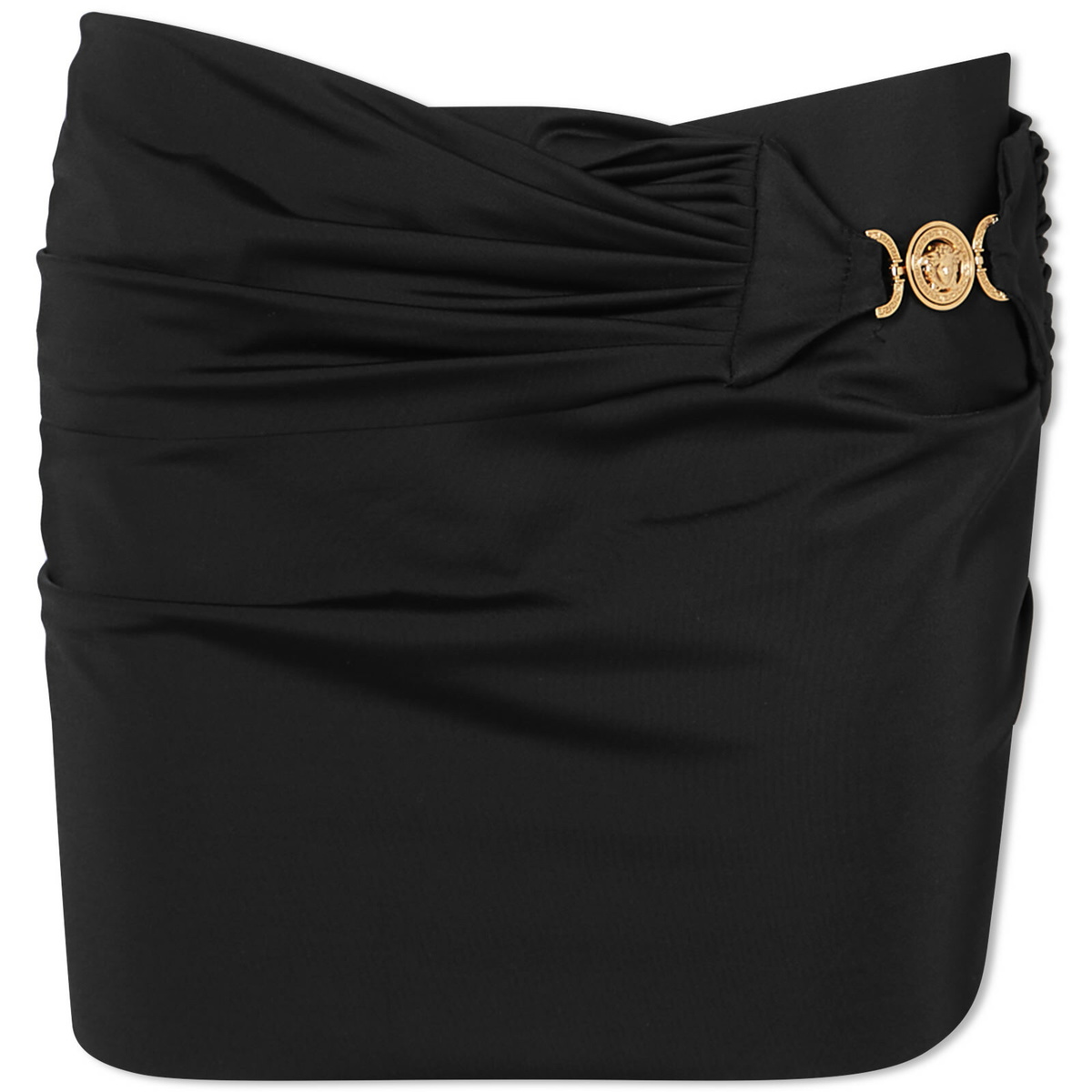 Versace Women's Lycra Mini Skirt in Black Versace