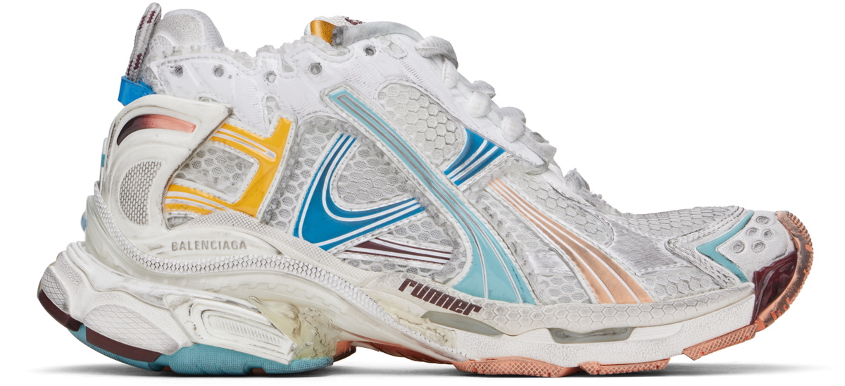 Balenciaga Off-White Runner Sneakers Balenciaga