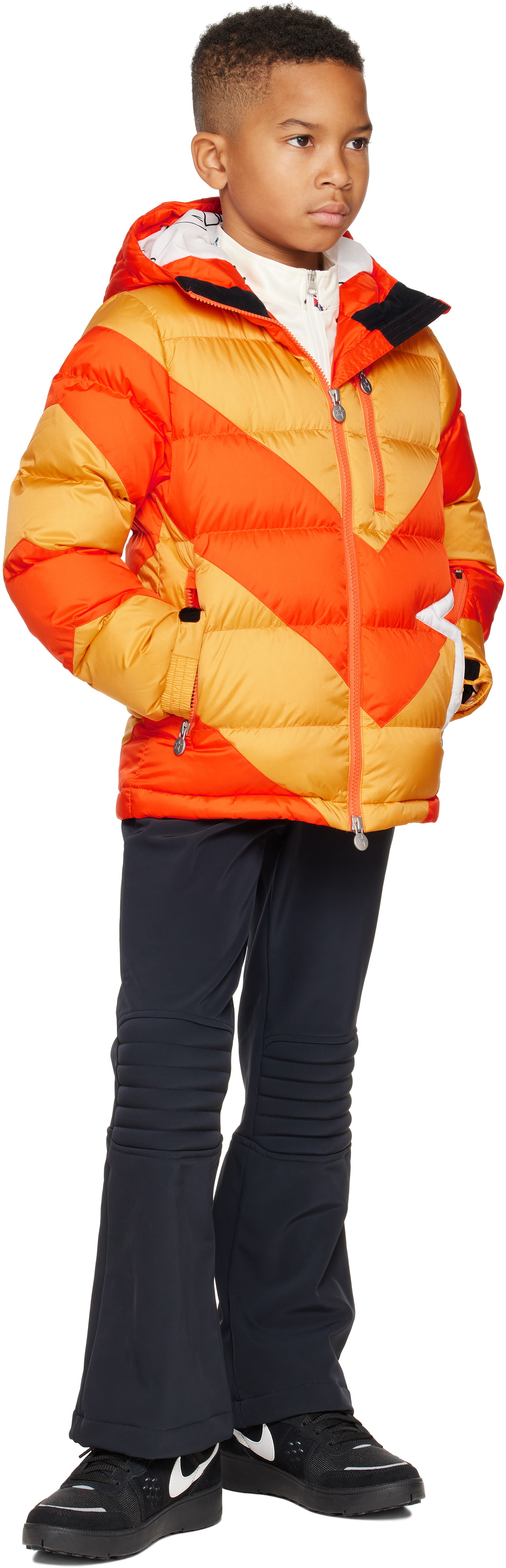 Perfect Moment Kids Orange & Yellow Super Mojo Down Jacket Perfect Moment