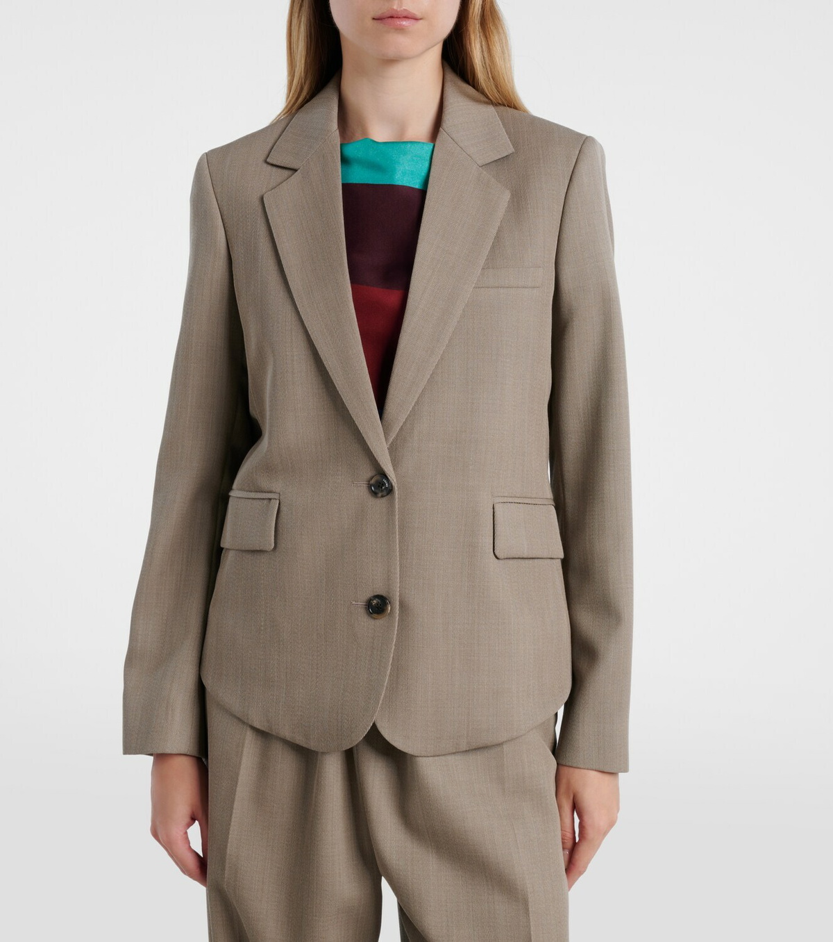Loewe Gathered wool blazer Loewe