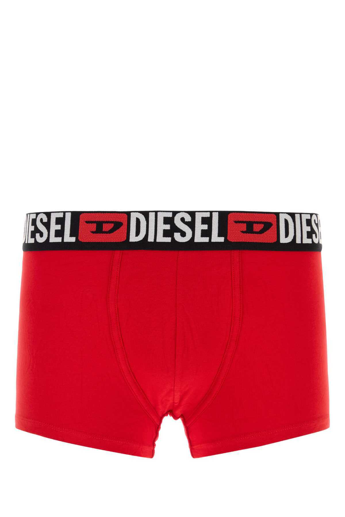 Diesel Multicolor Stretch Cotton Boxer Set Diesel