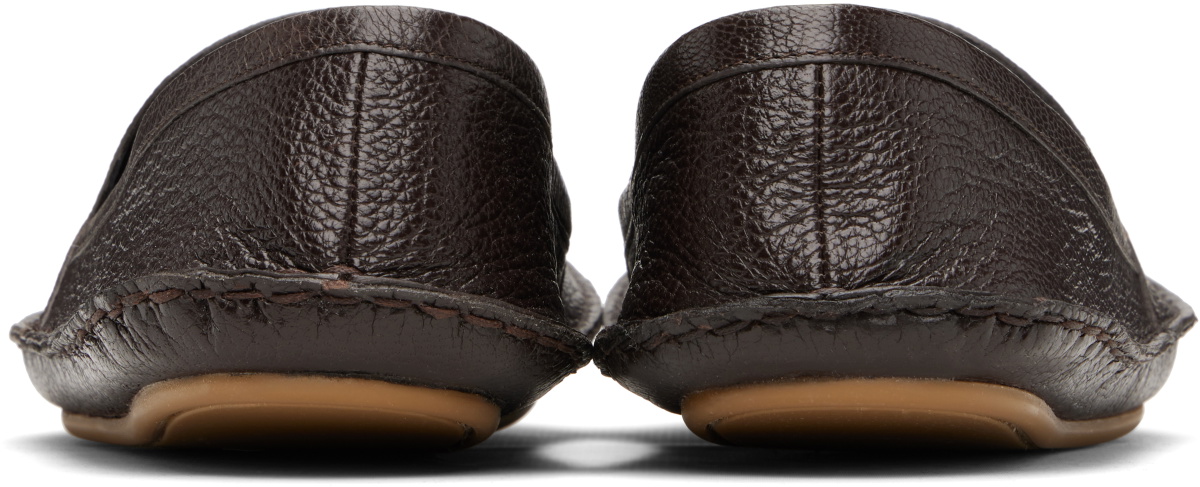 The Row Brown Vasko Loafers The Row