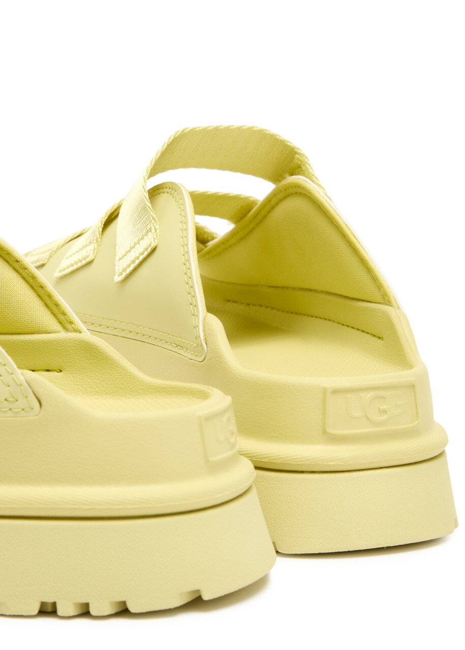 Ugg Golden Glow Rubber Sliders Yellow Ugg