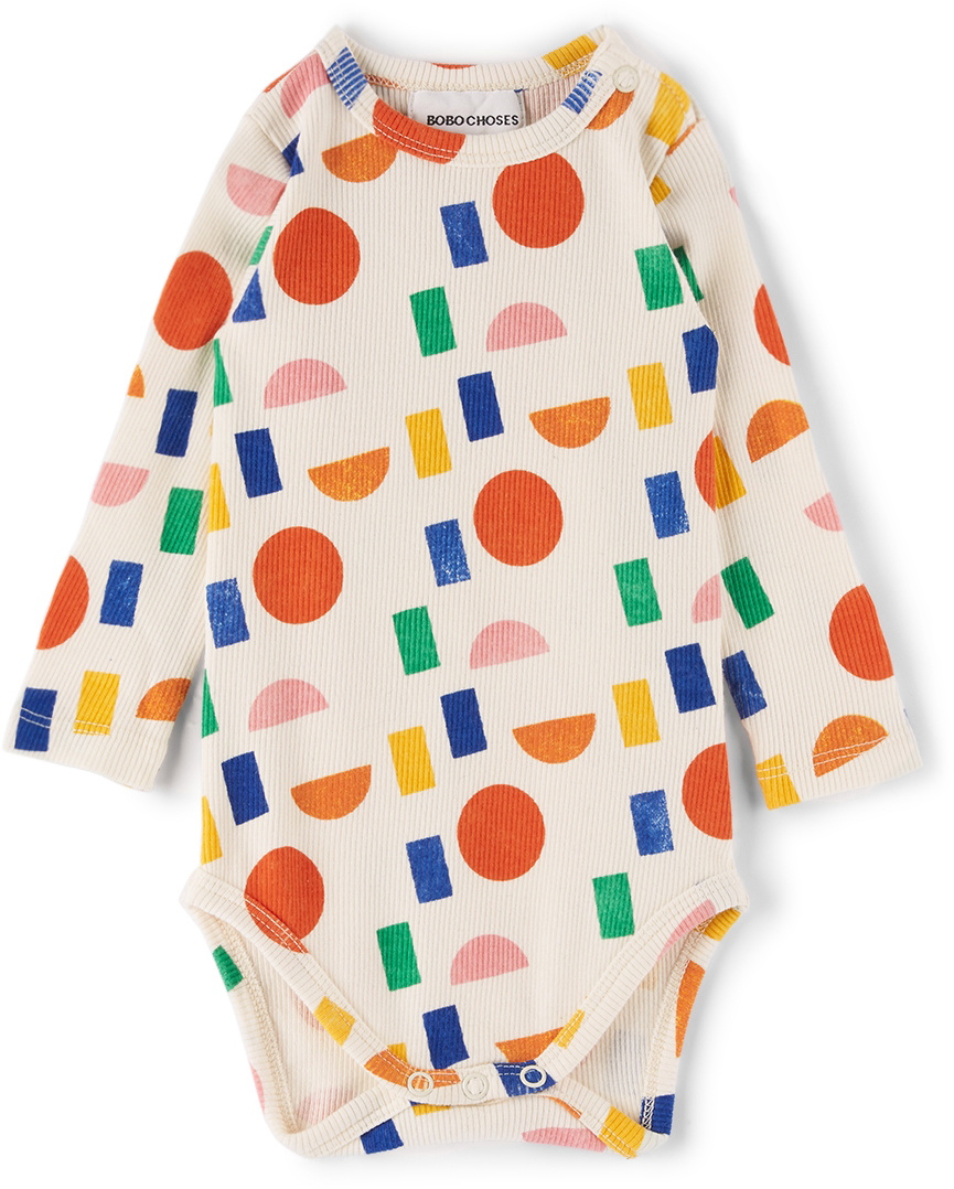 Bobo Choses Baby White Color Play Allover Gift Set Bobo Choses