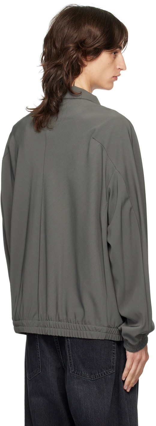 N.Hoolywood Gray Zip Jacket N.Hoolywood