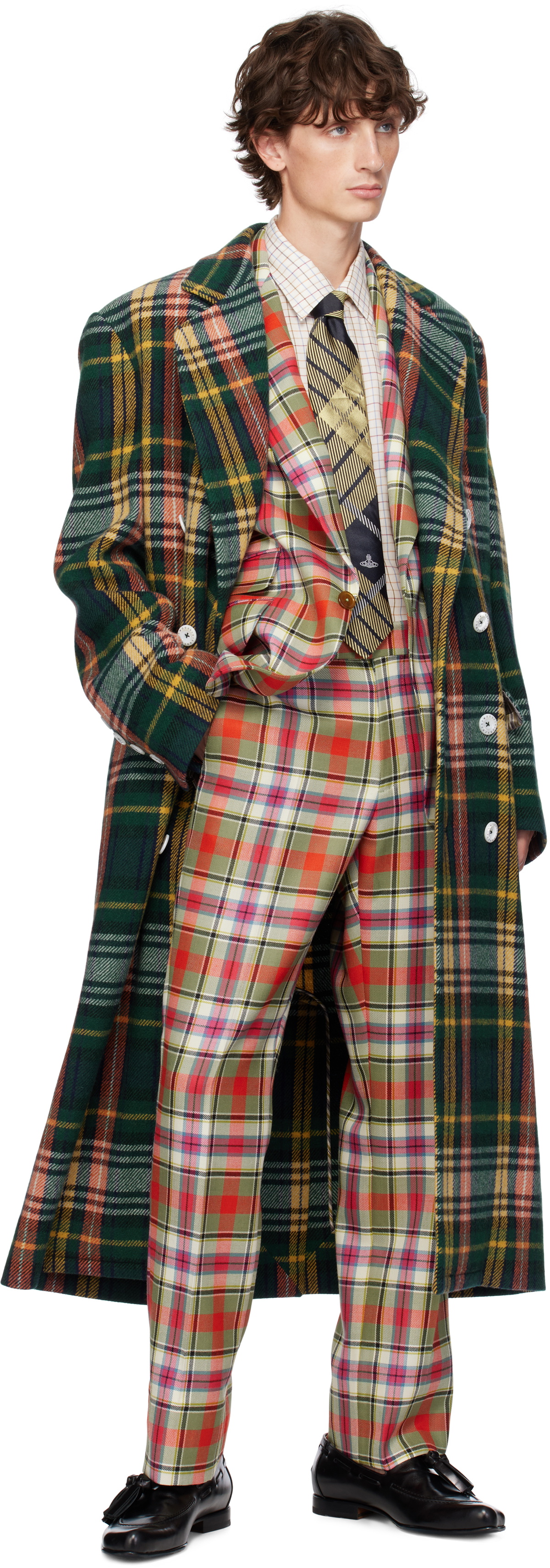 Vivienne Westwood Green Long Wreck Coat Vivienne Westwood