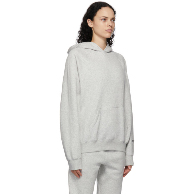 Essentials Grey Fleece Hoodie Essentials