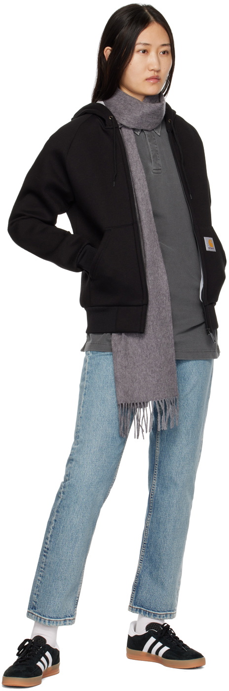 Carhartt Work In Progress Gray Clan Scarf Carhartt WIP