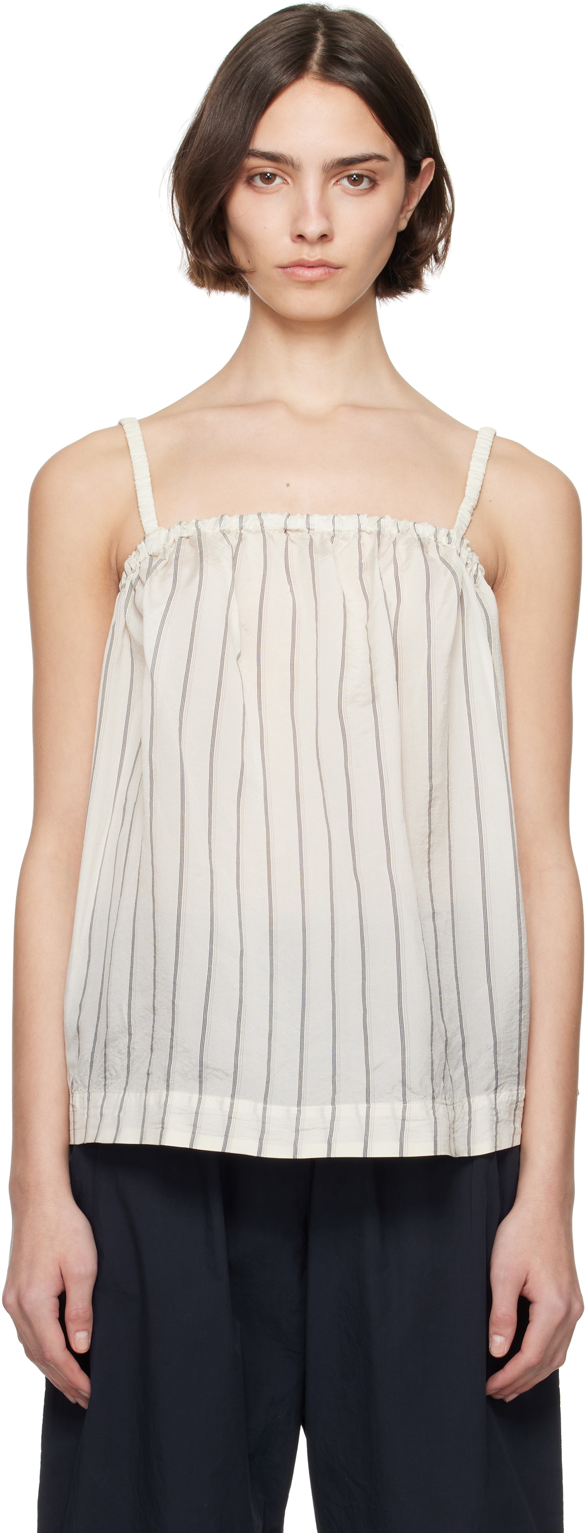 CASEY CASEY Off-White Fifi Top CASEY CASEY