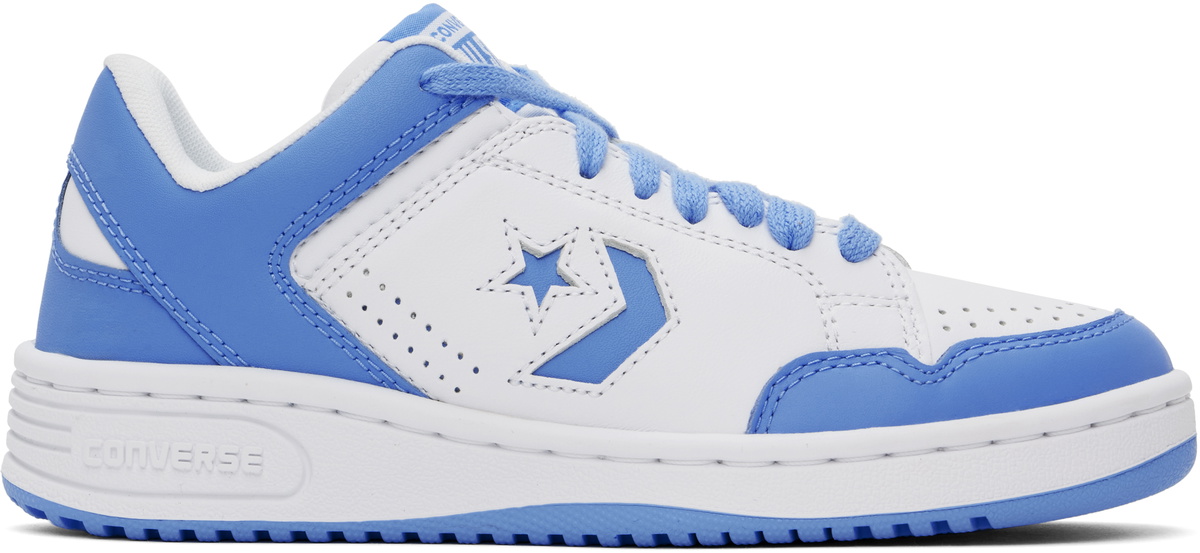 Converse Blue & White Weapon Low Top Sneakers Converse