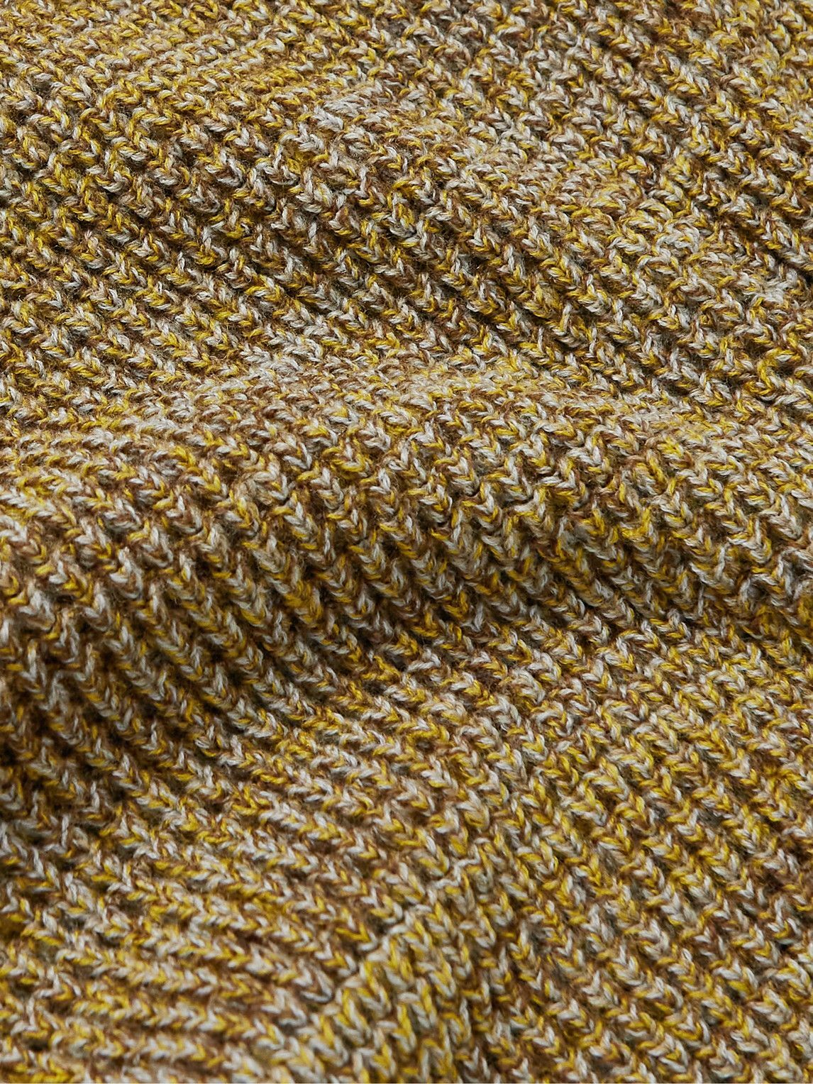 Anonymous ism - Waffle-Knit Wool Sweater - Green Anonymous Ism