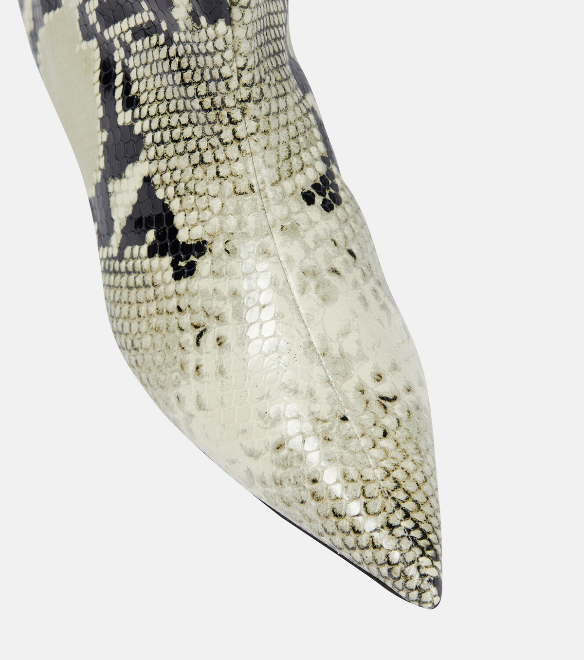 Jil Sander Snake-print leather boots Jil Sander