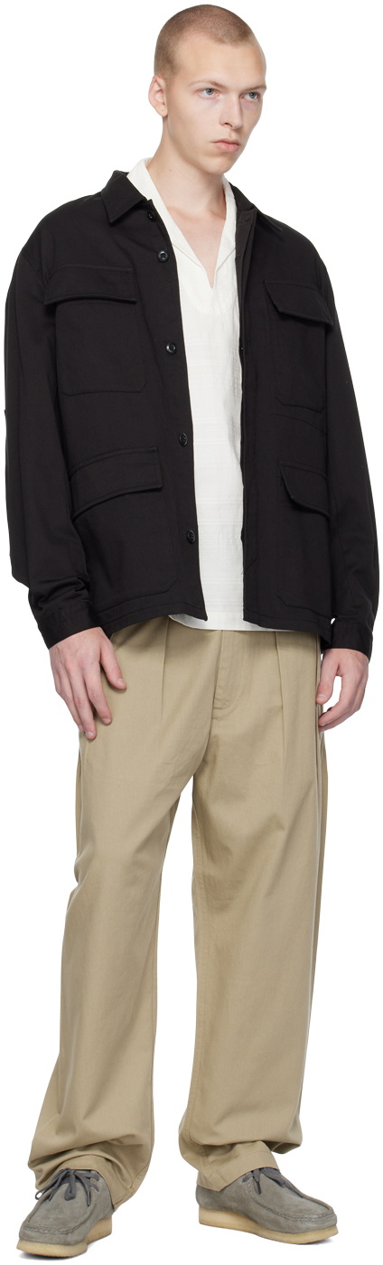 Universal Works Off-White Overhead Shirt Universal Works