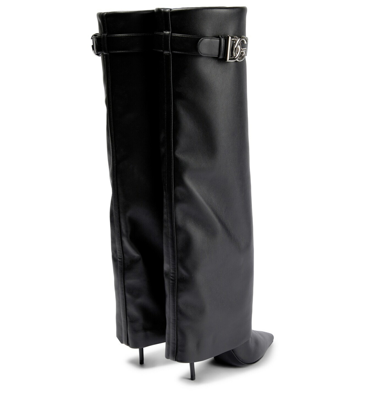 Dolce&Gabbana - DG leather knee-high boots Dolce & Gabbana