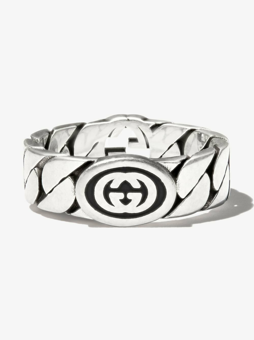 Gucci Sterling Silver Interlocking G Ring Gucci