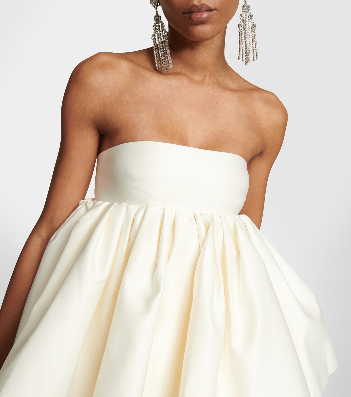 Rotate Birger Christensen Strapless twill minidress ROTATE Birger ...