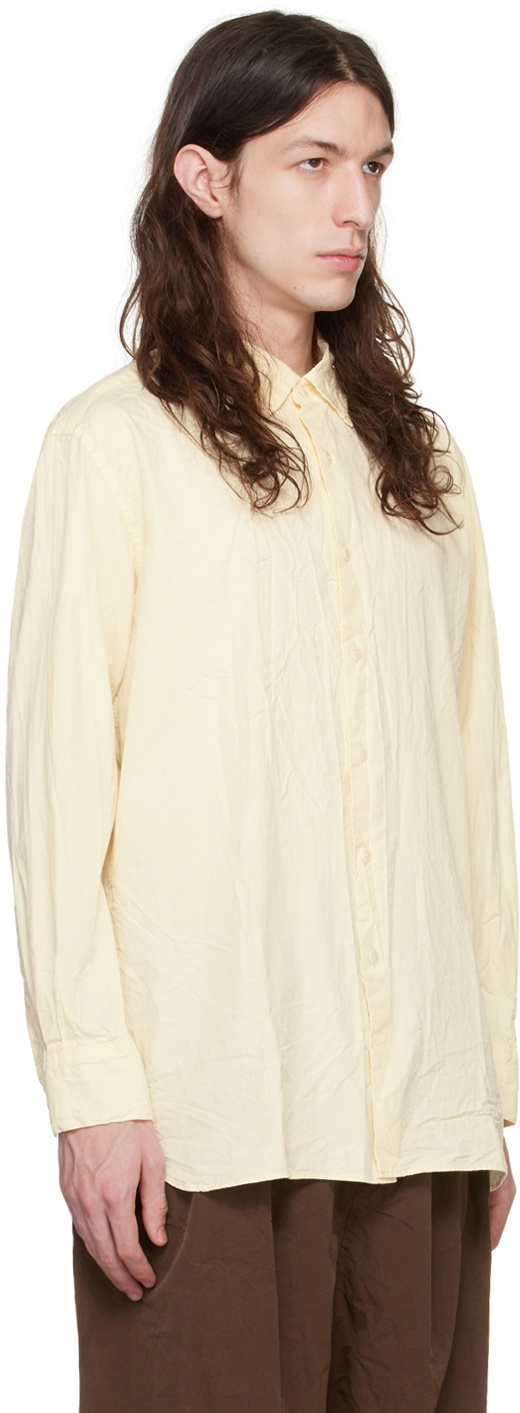 CASEY CASEY Yellow Big Raccourcie Shirt CASEY CASEY