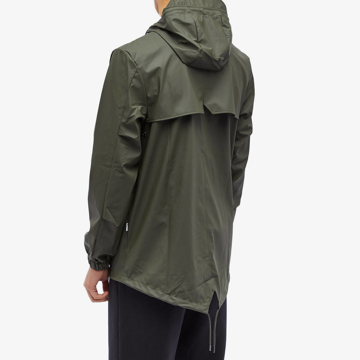 Rains Men's Fishtail Jacket in Green Rains