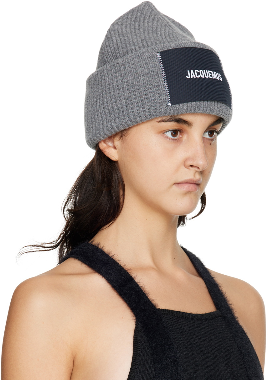 Jacquemus Gray 'Le Bonnet' Beanie Jacquemus
