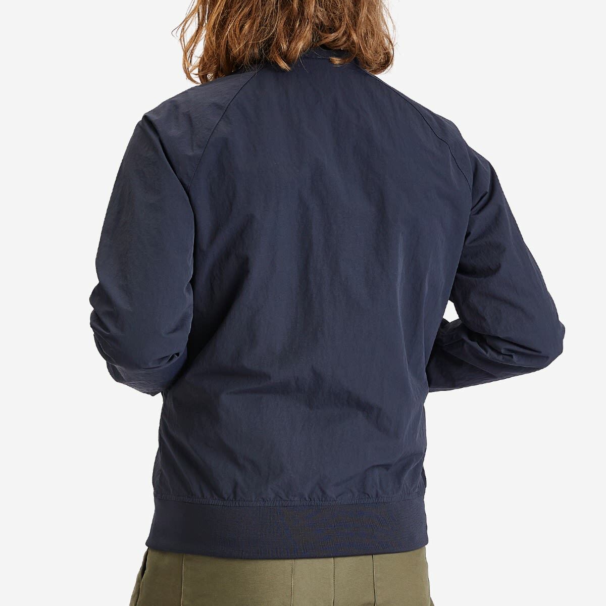 Fred Perry Men's Textured Tennis Bomber Jacket in Navy Fred Perry