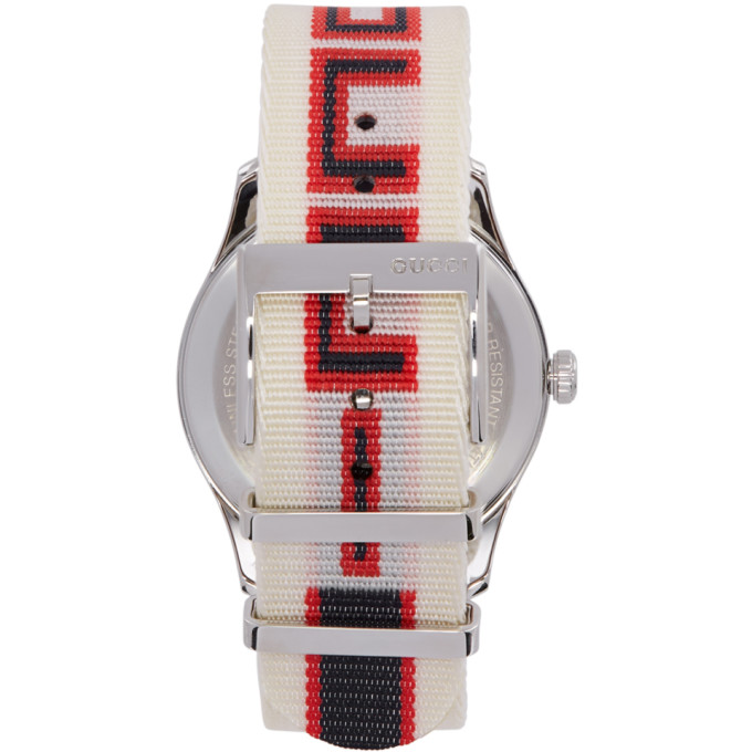 Gucci White G-Timeless Logo Watch Gucci