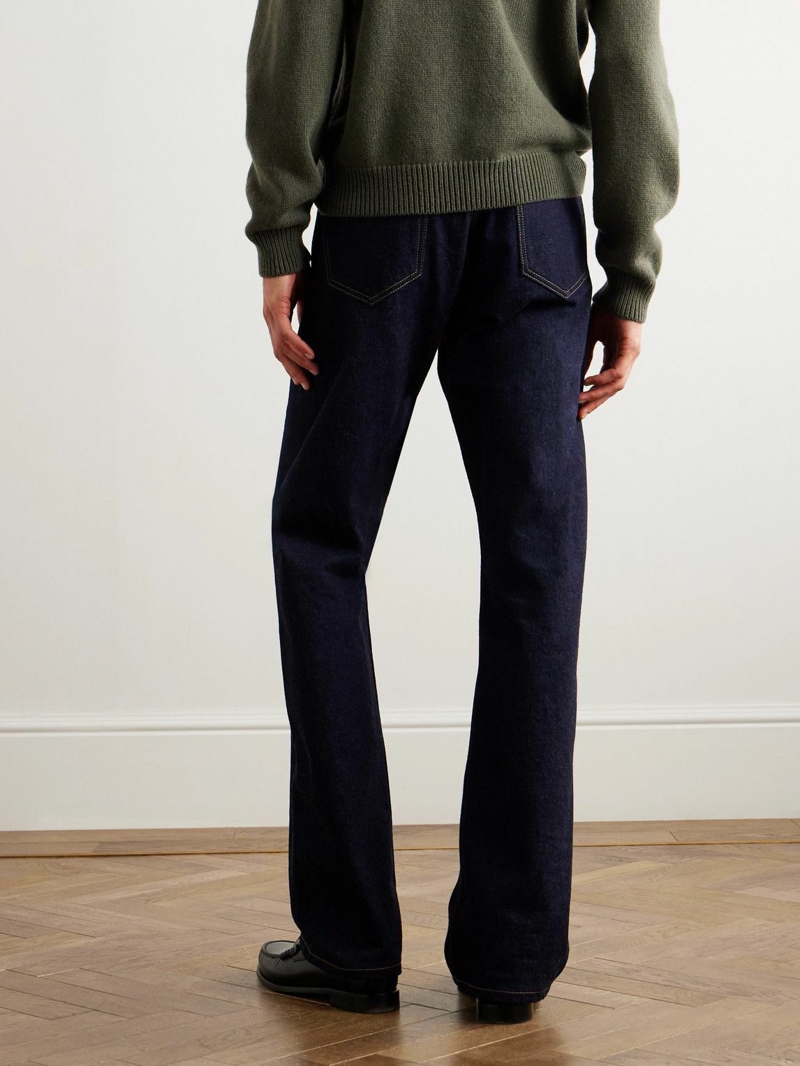CELINE - Kurt Slim-Fit Straight-Leg Selvedge Jeans - Blue Celine