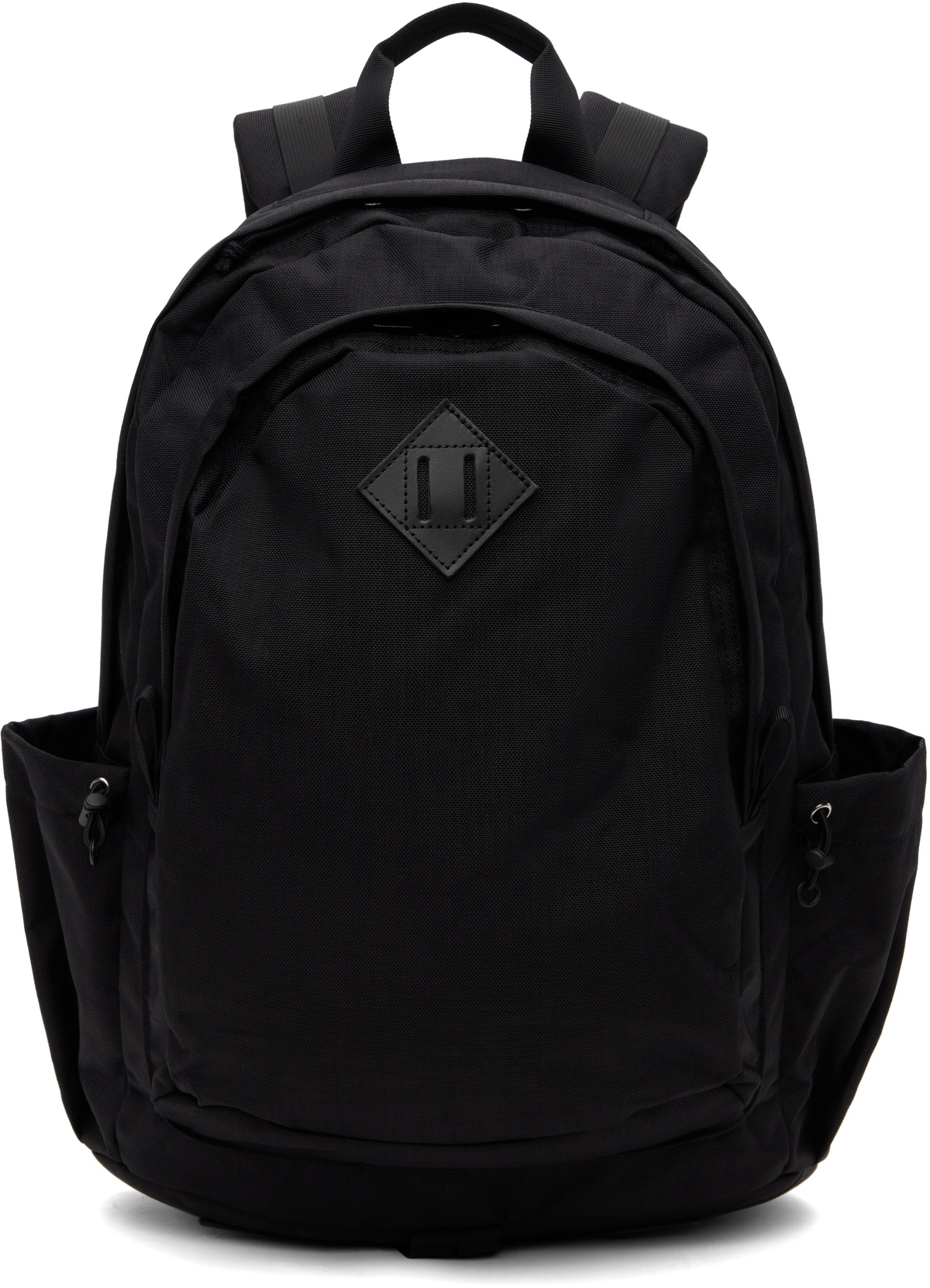 BEAMS PLUS Black Day Pack 2 Compartments Backpack Beams Plus