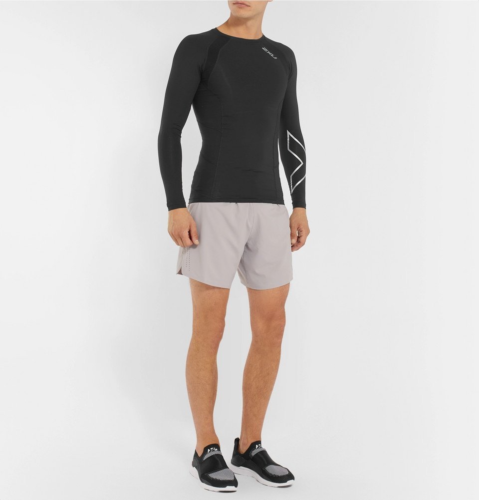 2XU - Compression Stretch-Jersey T-Shirt - Black 2XU