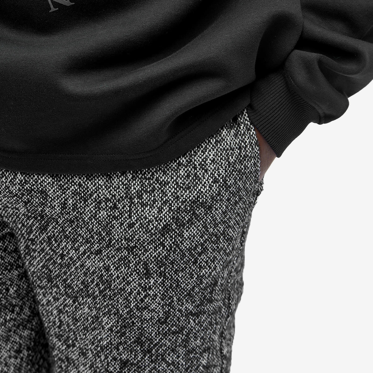 Represent Men's Hybrid Split Pant in Black White Represent