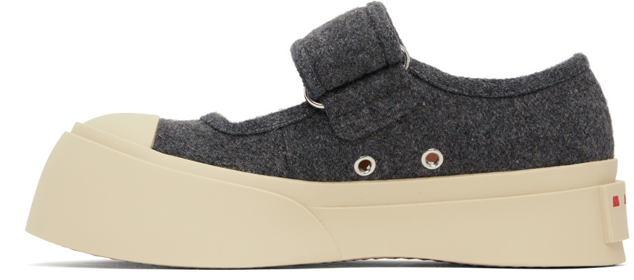 Marni Gray & Off-White Pablo Mary-Jane Sneakers Marni